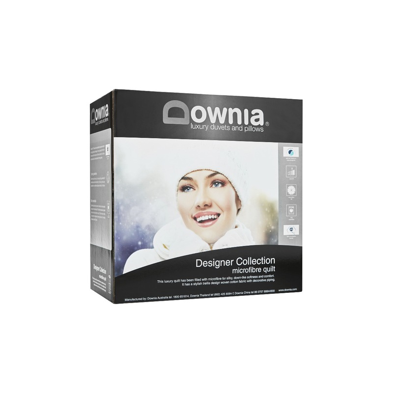 Buy Downia DESIGNER COLLECTION Microfibre Quilt - MyDeal