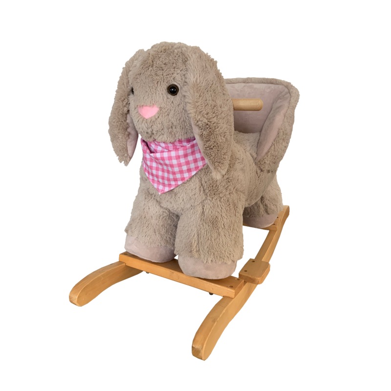 Buy Jiggle & Giggle Baby Rocker Plush Stuffed Bunny with Chair - MyDeal