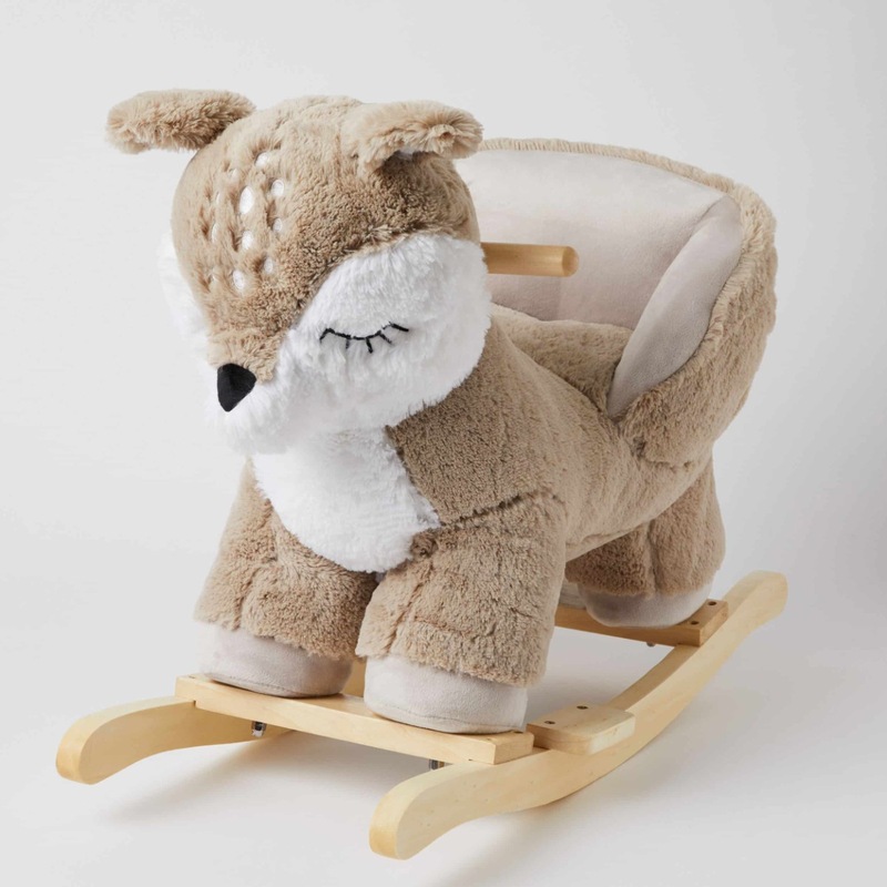 Buy Jiggle & Giggle Baby Rocker Plush Stuffed Deer with Chair - MyDeal