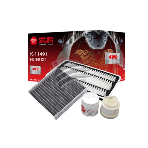 Buy 4WD Filter Kit For Toyota Hiace KDH201R 1KD-FTV 3L Diesel CRD TURBO ...