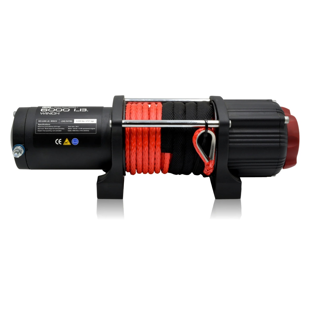 Buy Carbon Offroad Tank 6000lb ATV UTV Small 4x4 Winch Kit IP66 12V ...