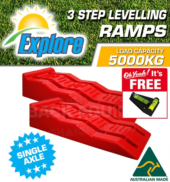 Buy Explorer Levelling Ramp - 3 Step (Pair) - MyDeal Australia
