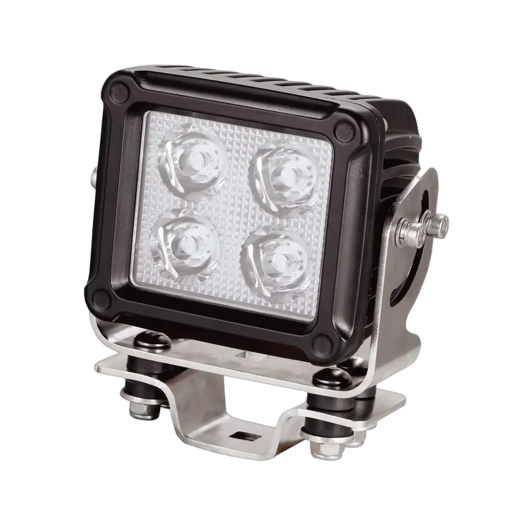 Buy Ignite Led Square Work lamp Flood Beam 9 - 36V 60W 4 Leds Black ...