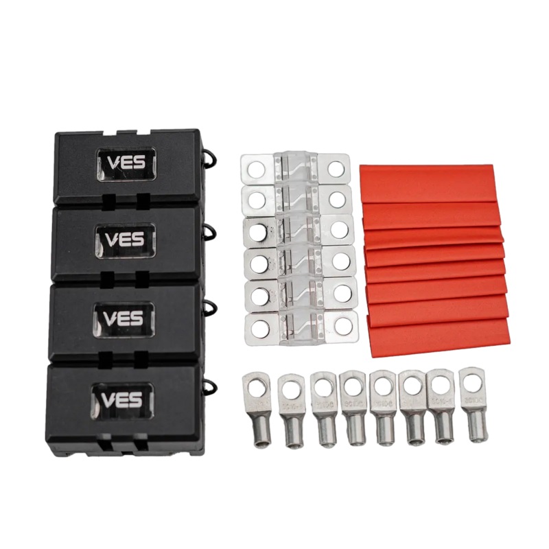 Buy Midi Fuse Kit 125 AMP 4 Holder 6 Fuses 8 Terminals 8 Heatshrink ...