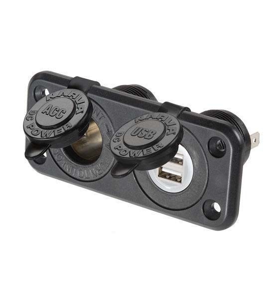 Buy Narva Heavy Duty Twin Accessory/Dual USB Socket - MyDeal Australia