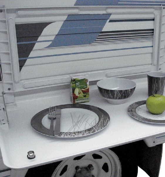 Buy Picnic Table With Backing Plate. White (M300-200) - MyDeal Australia