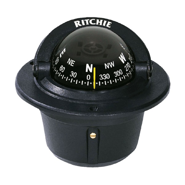 Buy Ritchie Compass Explorer Flush Mount Black F-50 - MyDeal Australia