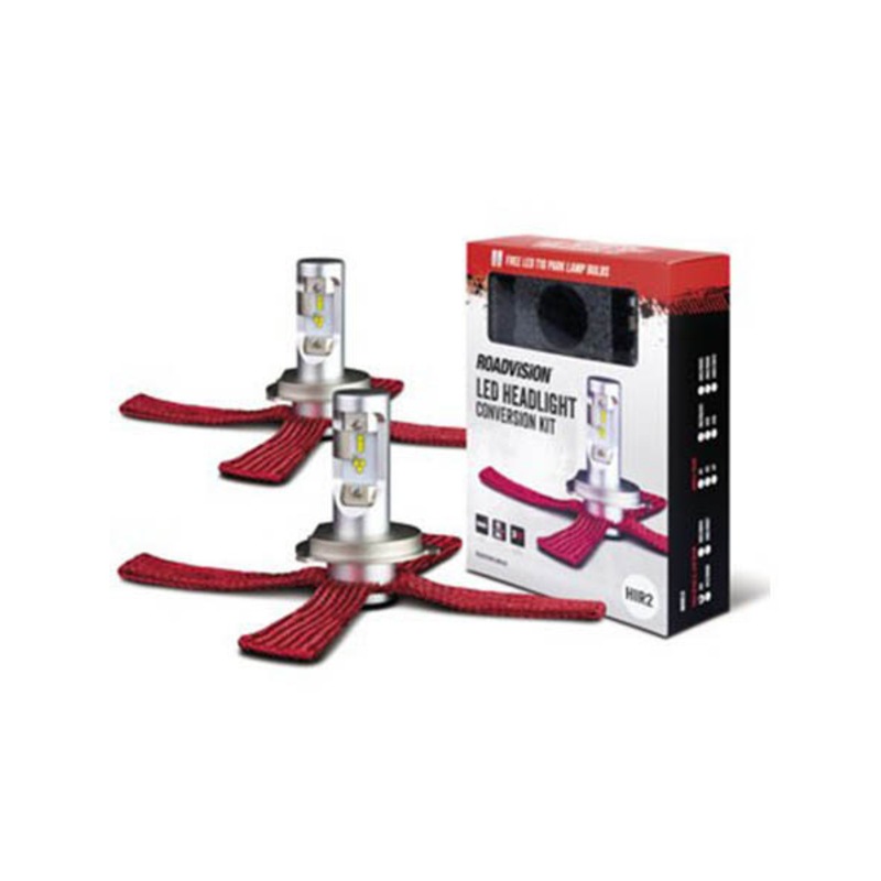 Buy Roadvision LED Head Lamp Conversion Kit HIR2 9012 10-30V 24W 6000K ...