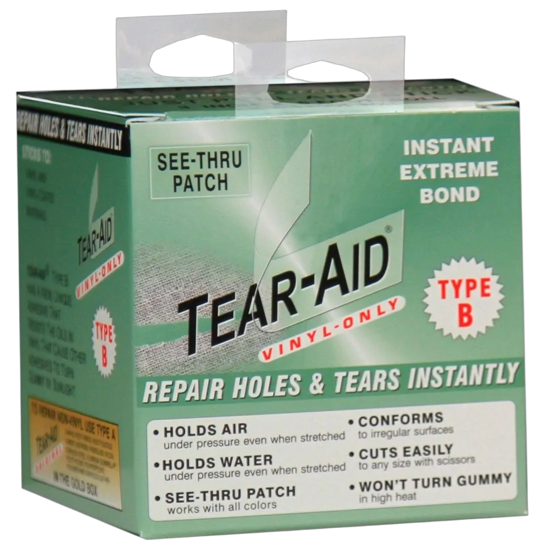 Buy Tear Aid Workshop Pack, Vinyl Type B Green - 75 mm X 1500 mm ...