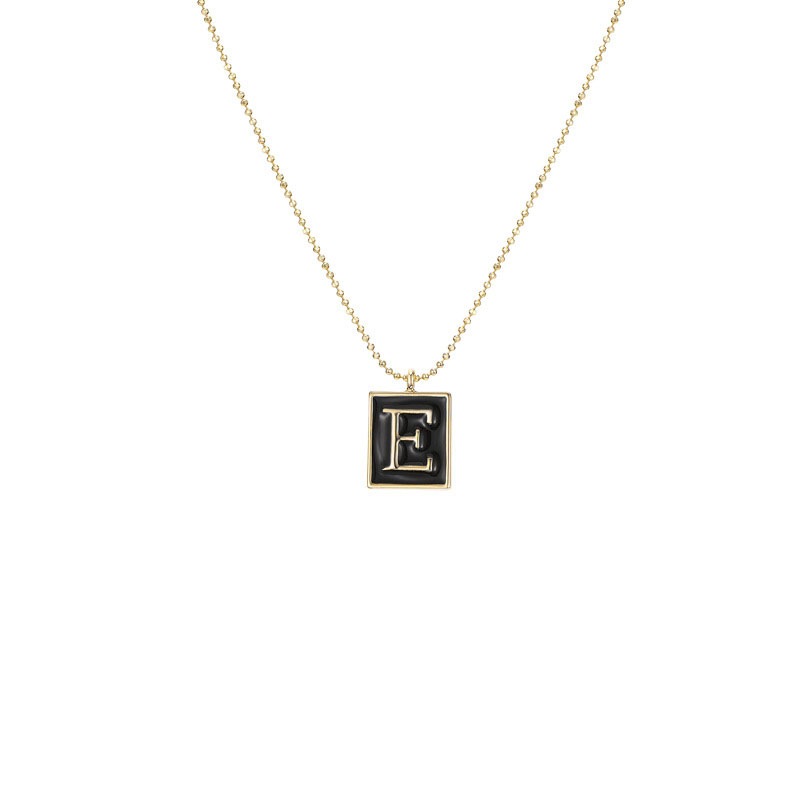 Buy Nevenka English Letters Oil Drop Pendant Necklace As Gift For Men ...
