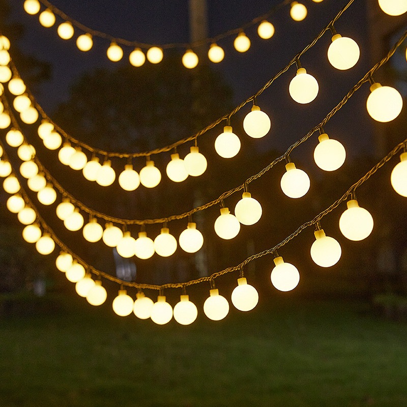 Buy Nevenka Fairy Lights Battery Operated Bead String Lights 10M 80LED ...