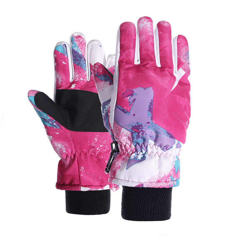 Buy Nevenka Kids Snow Gloves for Girls Boys Waterproof Warm Winter Ski ...