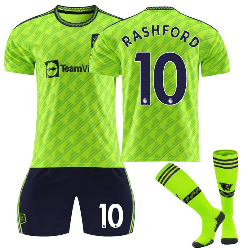 Buy Nevenka RASHFORD #10 Manchester United Second Away Shirt 2022/23 ...
