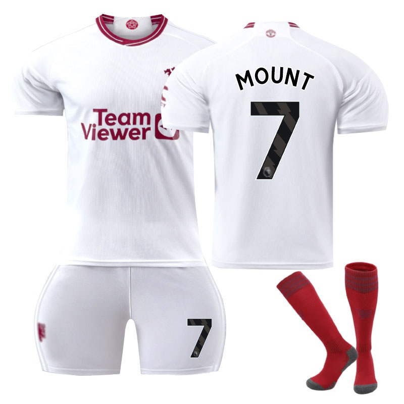 Buy Nevenka Red Devil Man Utd Second Away Jersey MOUNT #7 Soccer Jersey ...
