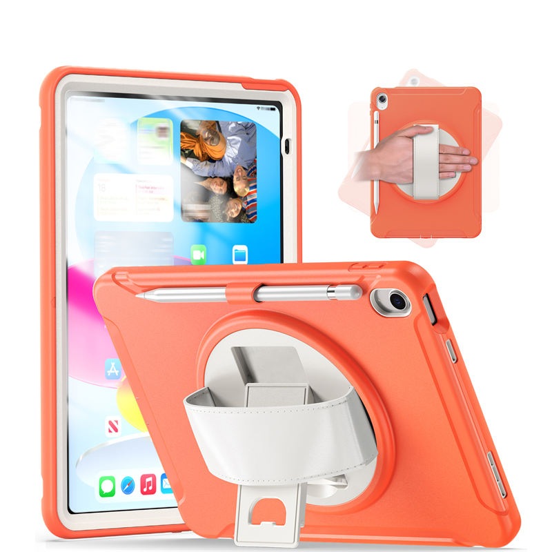 Buy Nevenka Tablet Case For iPad 10th with 360 Kickstand/Hand Strap ...