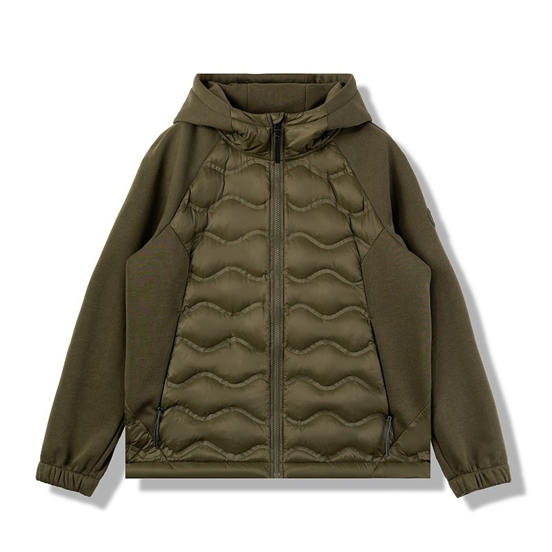 Buy Nevenka Women Lightweight Puffer Jacket Hooded Water Ripple Quilted ...