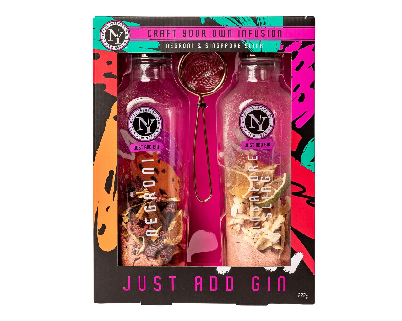 Buy NY Cocktail Gin Infusion Mixer 2 Pack - MyDeal Australia