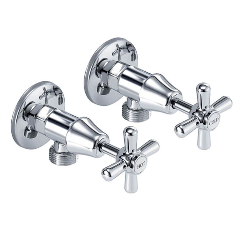 Buy Fienza Houston Easy Clean Washing Machine Taps 331105 Chrome - MyDeal