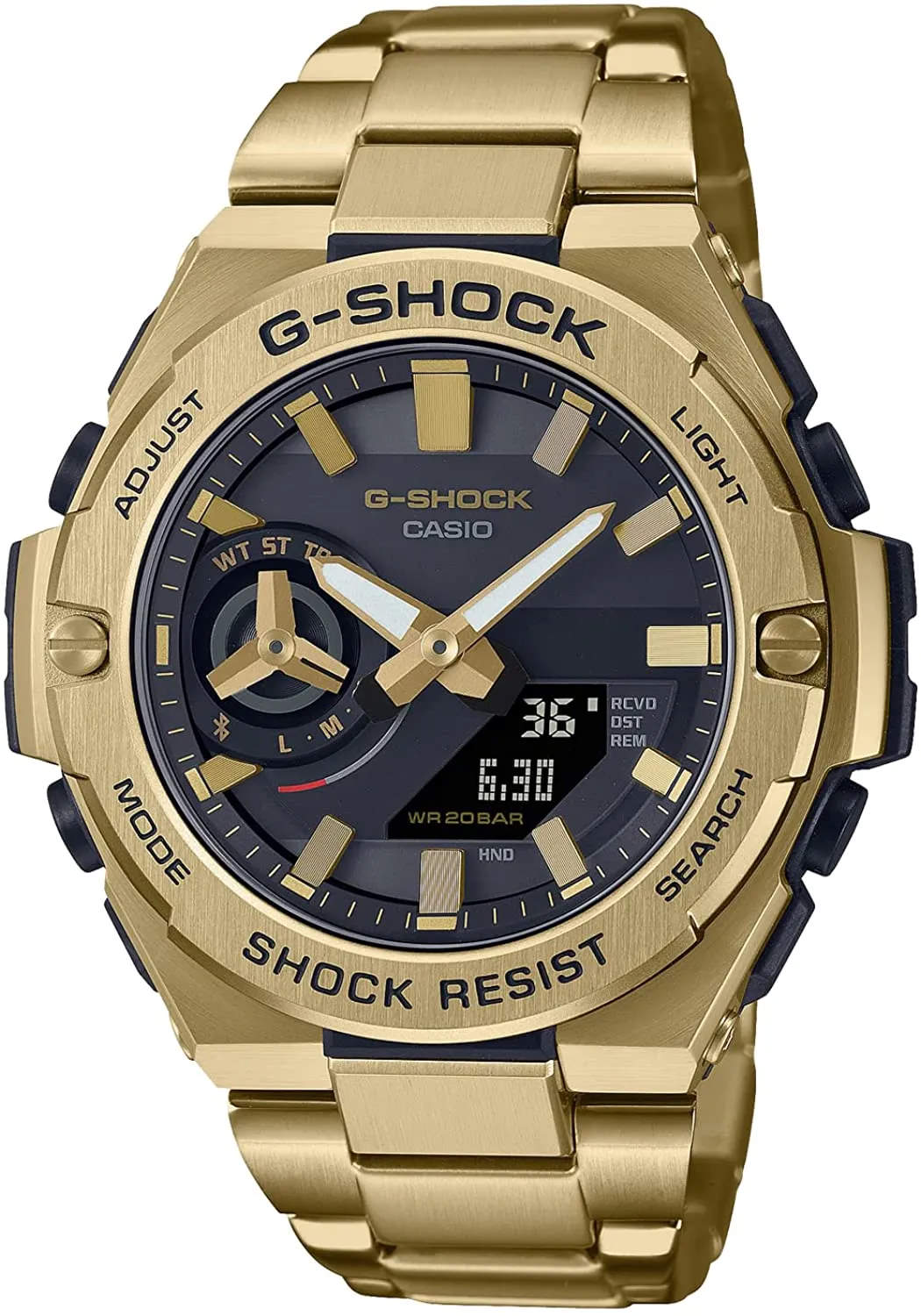 Buy Casio G Shock G Steel Gold Watch GST-B500GD-9A Stainless Steel ...