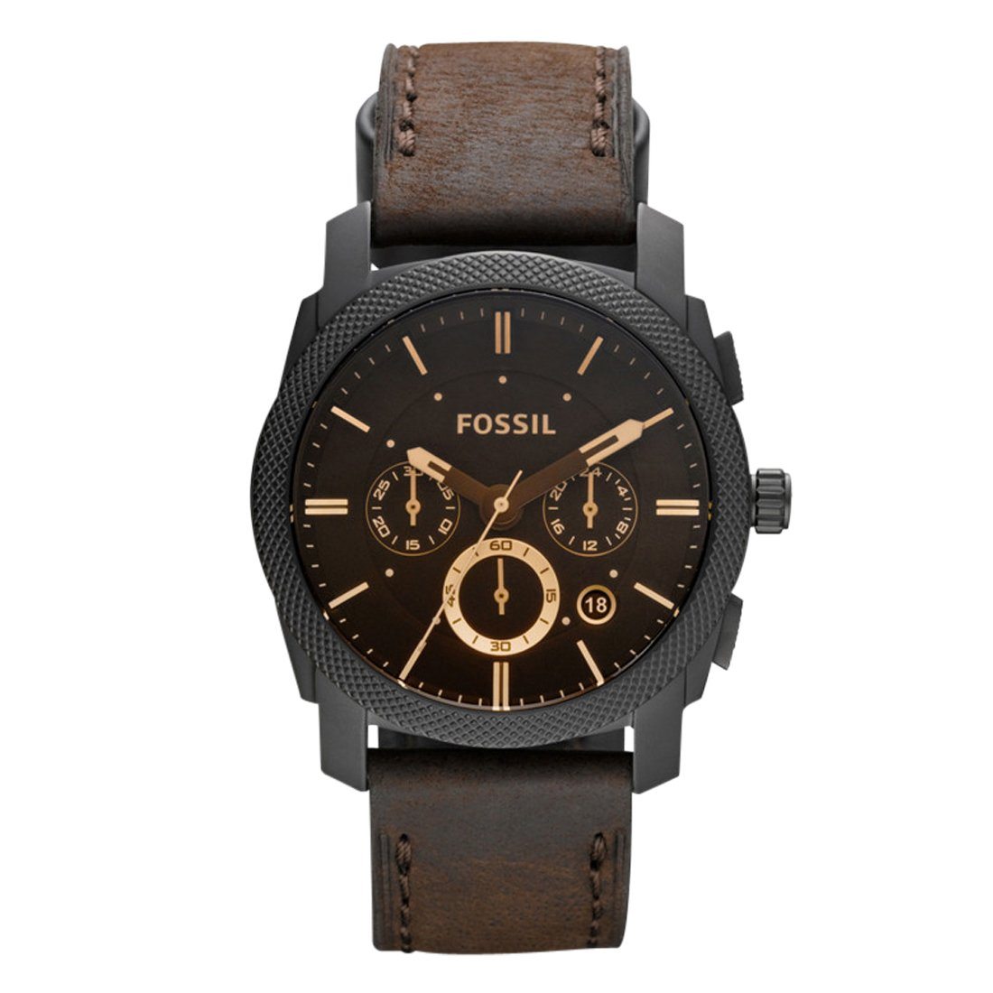 Buy Fossil Men's Chronograph Watch Model-FS4656 StainlessSteel Brown ...
