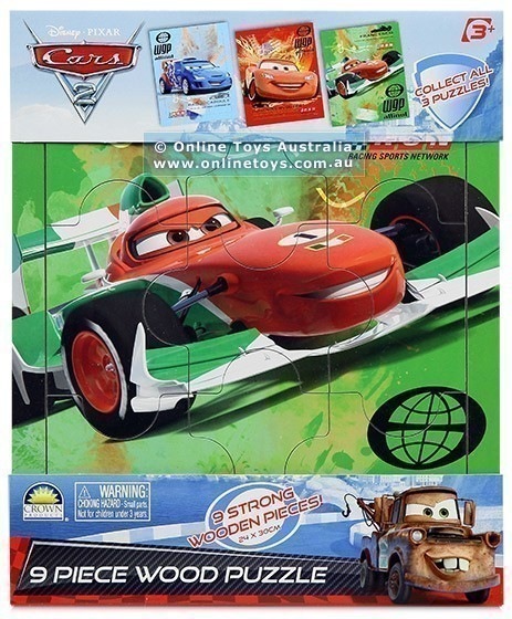 Buy Disney-Pixar Cars 2 - 9 Piece Wooden Puzzle - Francesco - MyDeal ...