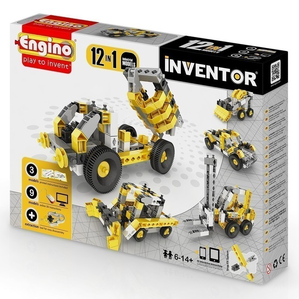 Buy Engino - Inventor - 12 in 1 Industrial Models - MyDeal Australia