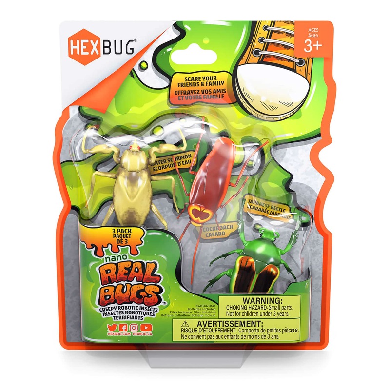 Buy HEXBUG - Nano Real Bugs - Creepy Crawly Insects 3-Pack - MyDeal