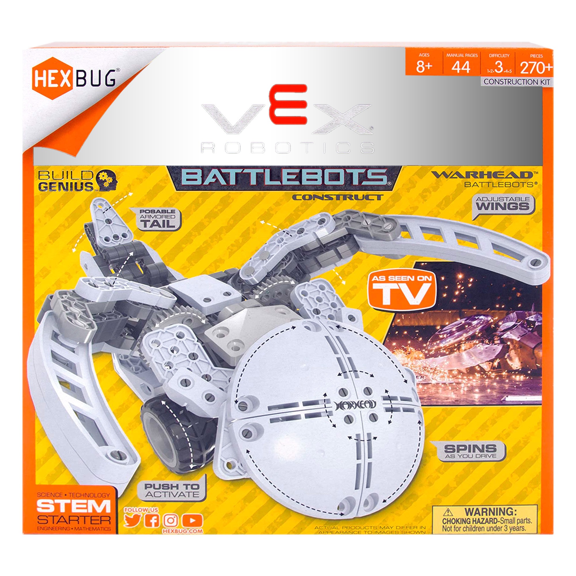 Buy HEXBUG - VEX Robotics - Battlebots Construct Warhead Battlebots ...