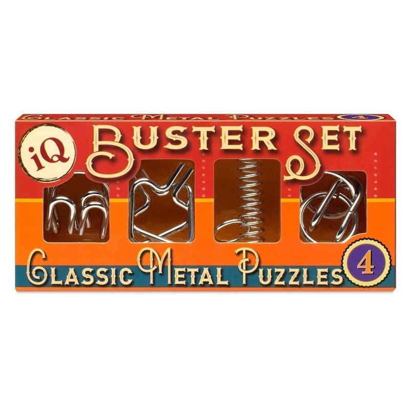 Buy iQ Buster Set - 4 Classic Metal Puzzles - MyDeal
