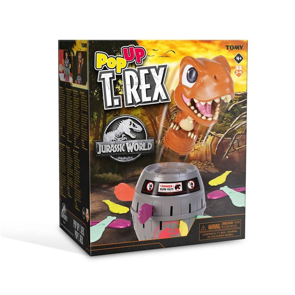 Buy Tomy Jurassic World - Pop Up T-Rex Game - MyDeal Australia
