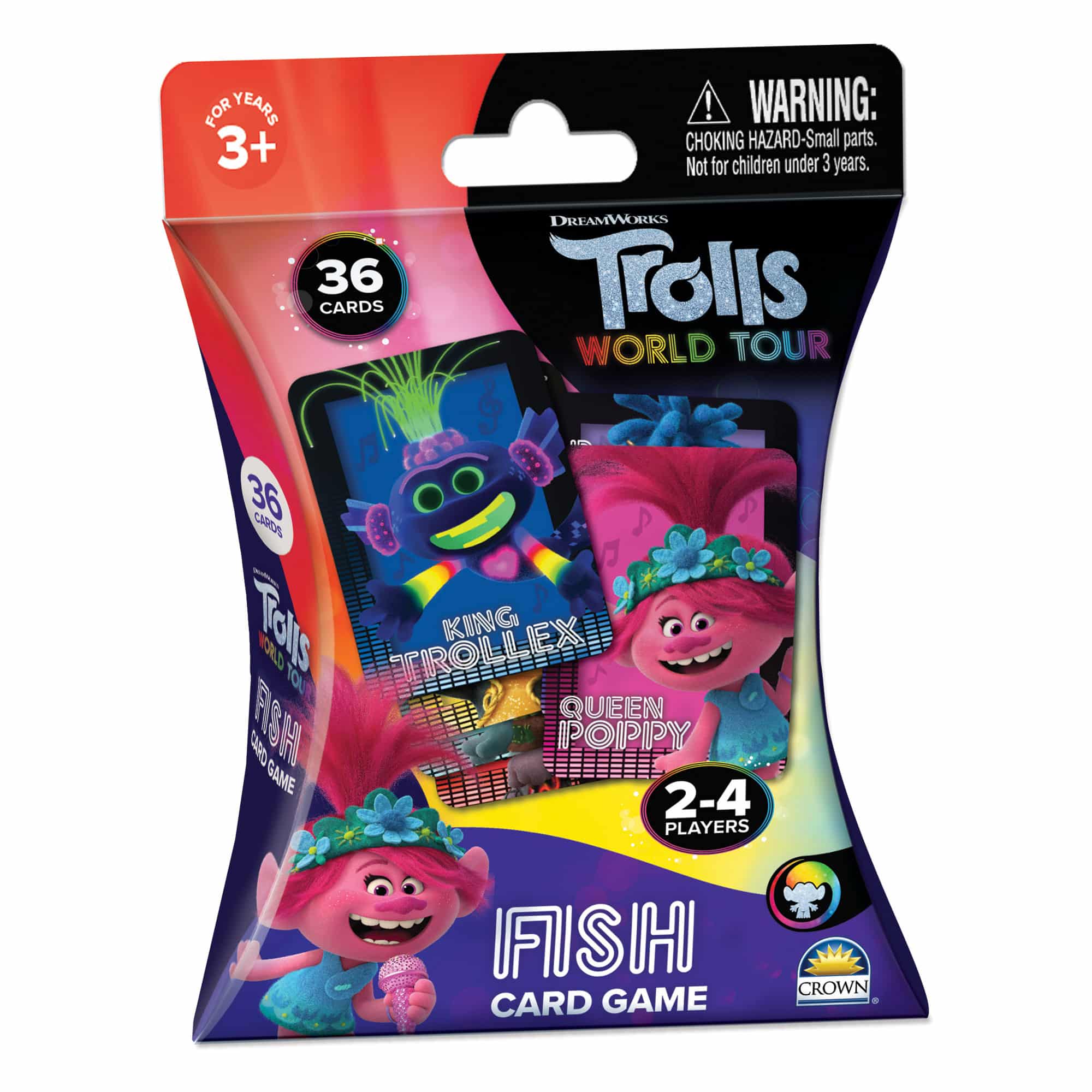 Buy Trolls World Tour - Fish Card Game - MyDeal Australia