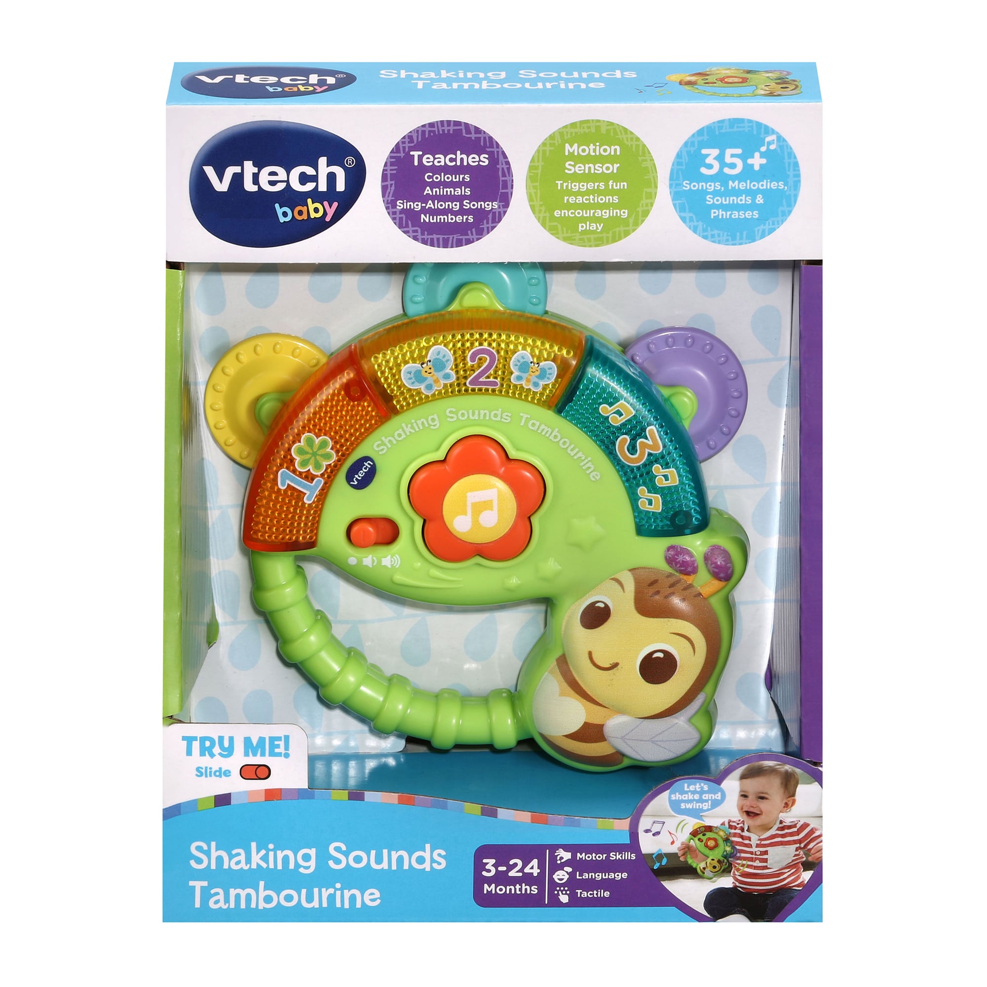 Buy Vtech Baby - Shaking Sounds Tambourine - MyDeal Australia
