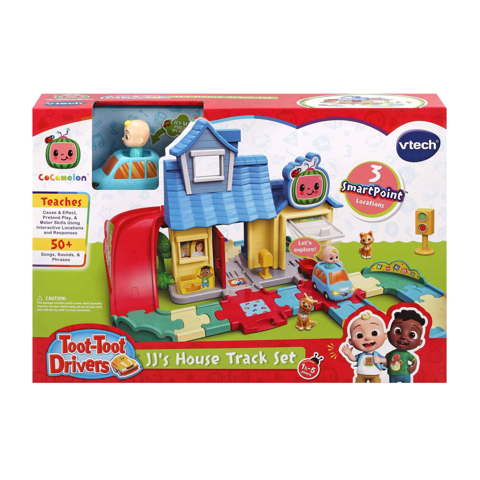 Buy Vtech - Toot Toot Drivers Cocomelon - JJ's House Track Set - MyDeal ...