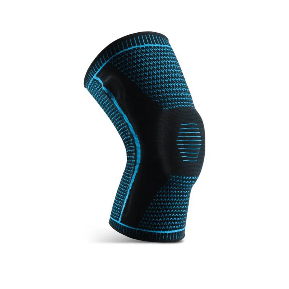 Buy Anyfit Blue Kneepad 1 Pc Large Brace Strap Silicone Full Knee Brace ...