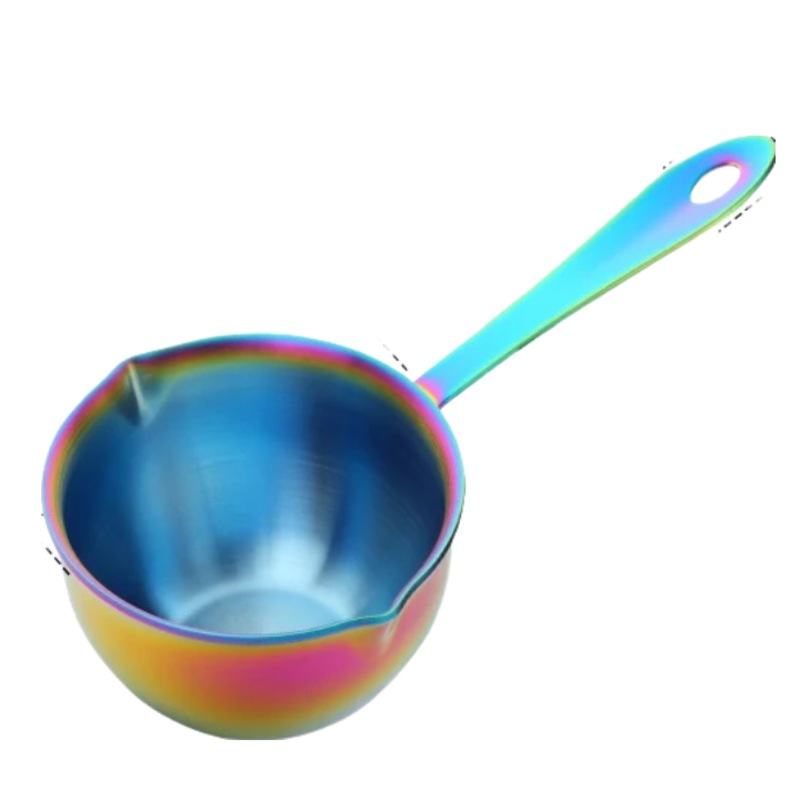 Buy Anygleam Cookware Pouring Pots 2pcs Rainbow Mini Sauce Heating ...