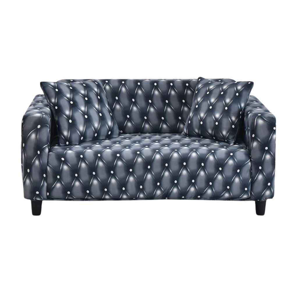 Buy ANYHOUZ Sofa Cover Textured Diamond Tuff Pattern L Shape Stretch ...