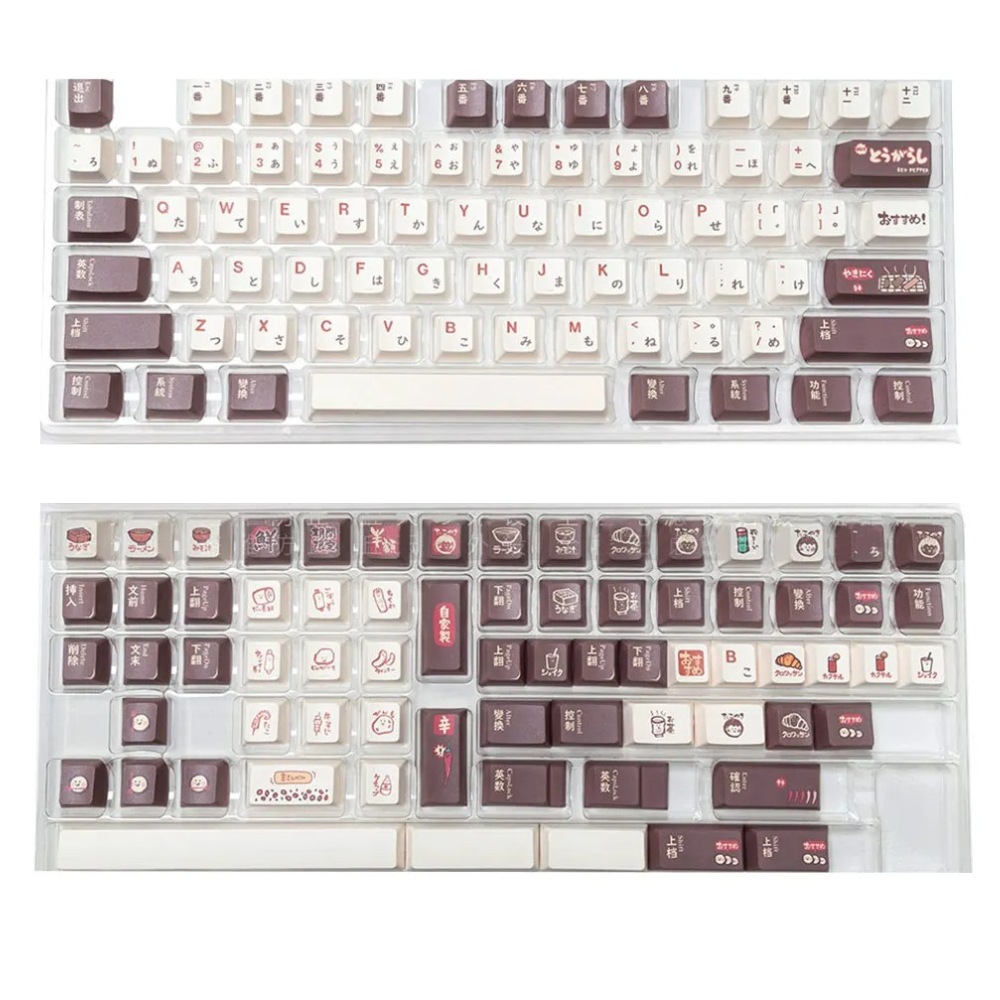 Buy ANYMOB Keycap Keyboard Grey 142 Mechanical Keys Cute Touch Clicks ...
