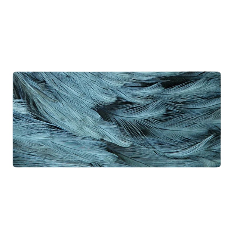 Buy Anymob Mouse Pad Mint Blue 290X250X2MM Feather Art Design Laptop ...