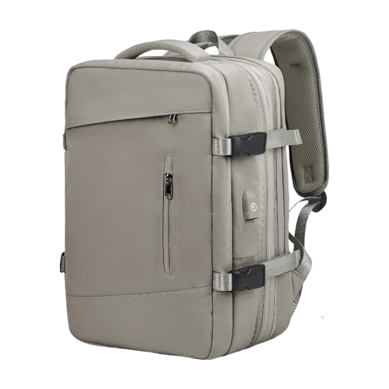 Buy Anypack Backpack Gray Expandable Airplane Travel Bag For Women and ...