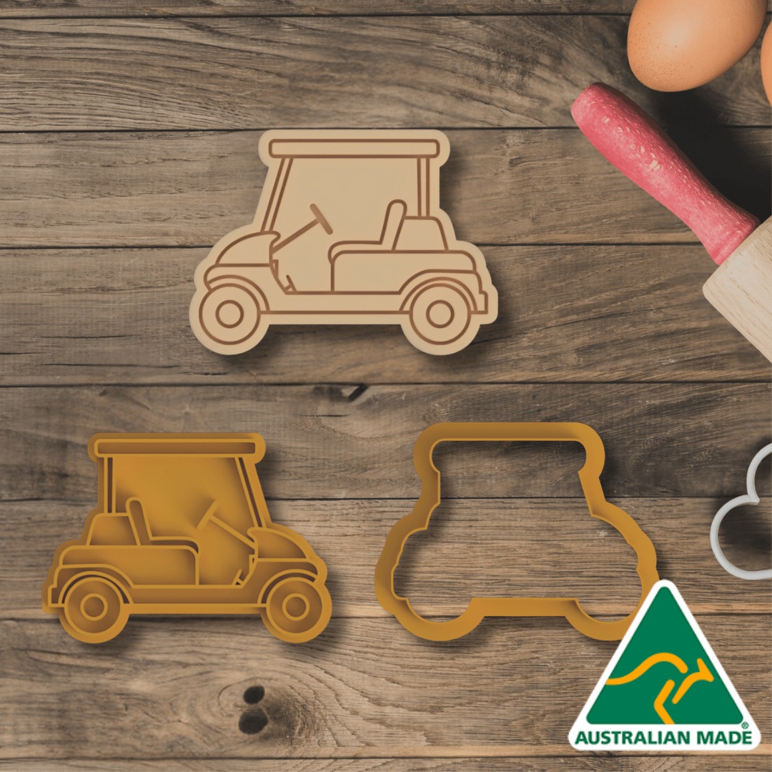Buy Golf Cart Cookie Cutter and Embosser Stamp - MyDeal Australia