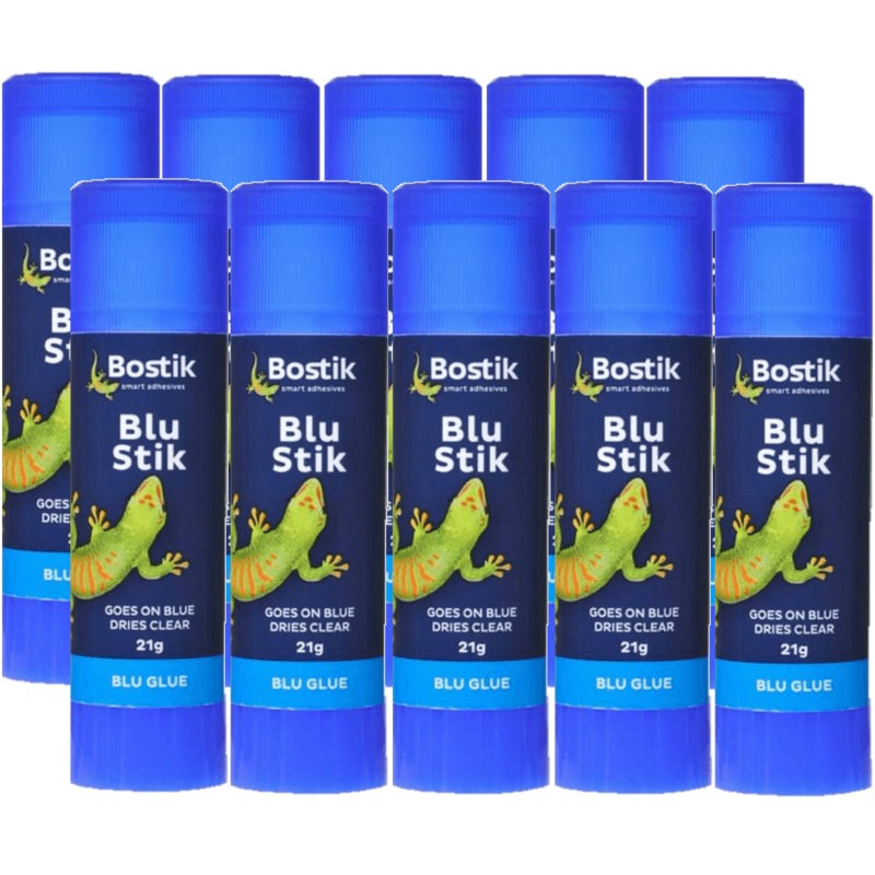Buy 10 Pack Bostik Blue Glue Sticks 35g Blu - MyDeal