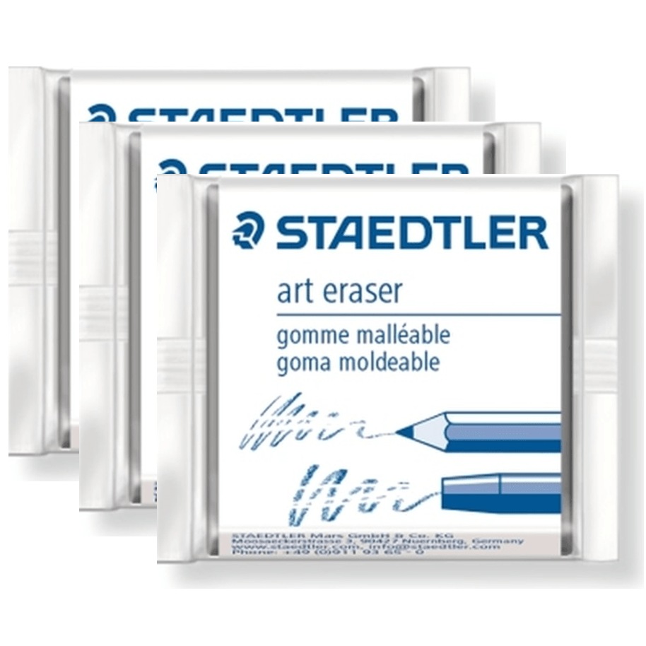 Buy 3x Staedtler Kneadable Art Eraser Large - MyDeal Australia