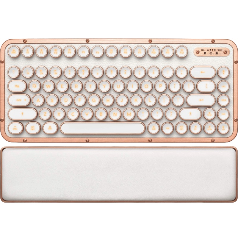 Buy Azio Retro Posh Wireless Mechanical Keyboard TKL Compact Typewriter ...