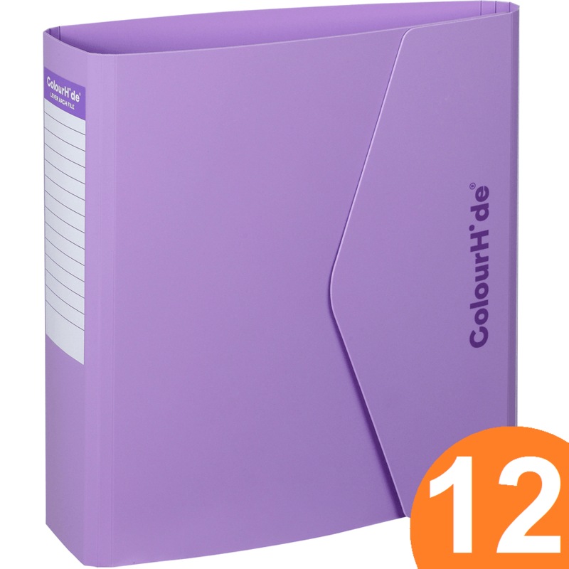 Buy Colourhide Lever Arch File Folder Secure Closure Flap Polypropylene