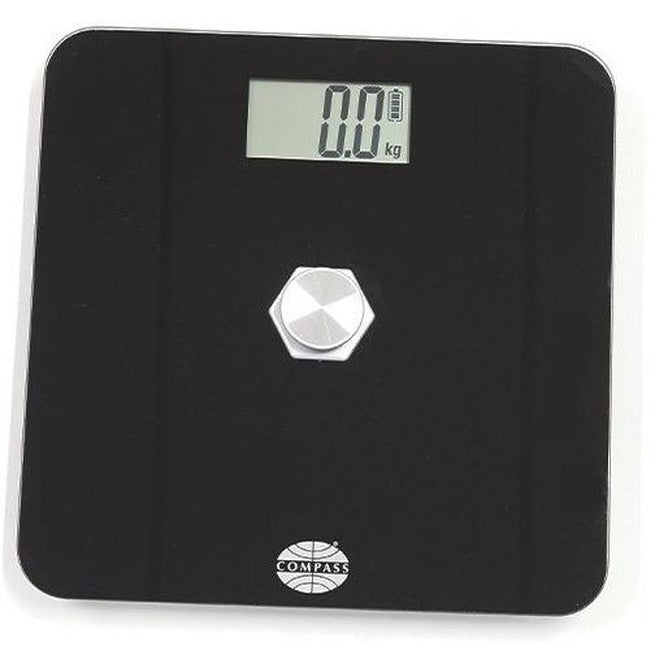 Buy Compass Scale Weigher Bathroom Battery-Free 0.1kg Graduation Black ...