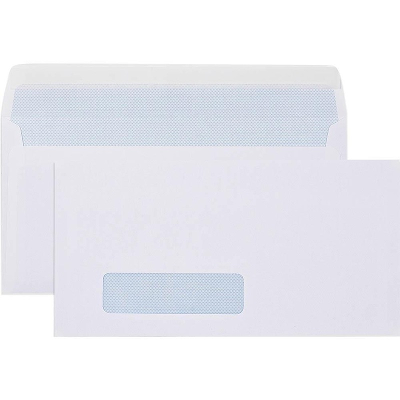 Buy Cumberland DLX Envelopes Windowface Secretive Strip Seal 80GSM ...