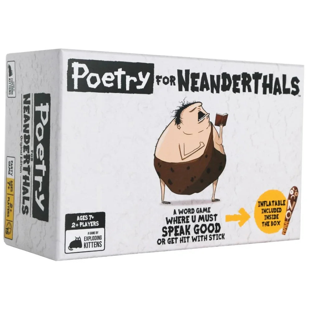 Buy Exploding Kittens Poetry For Neanderthals Party Game - MyDeal Australia