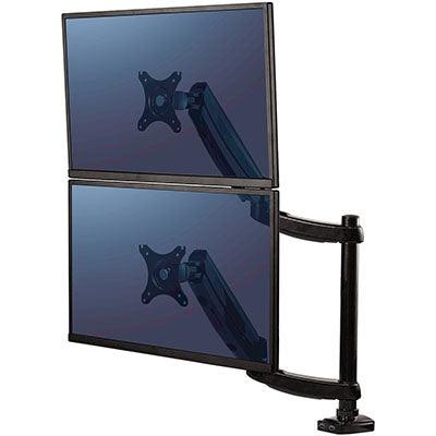 Buy Fellowes Platinum Series Monitor Arm Dual Stacking Black - MyDeal ...