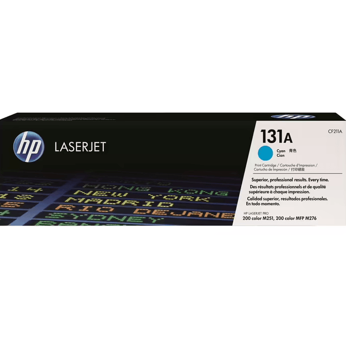 Buy HP 131A Toner Ink Cartridge Cyan CF211A LaserJet Genuine - MyDeal ...