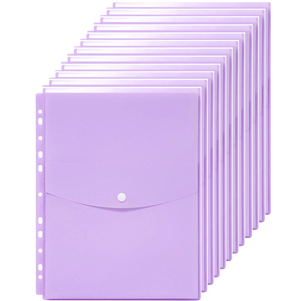 Buy Marbig Binder Pocket Top Opening Document Wallet Holder A4 Pastel ...